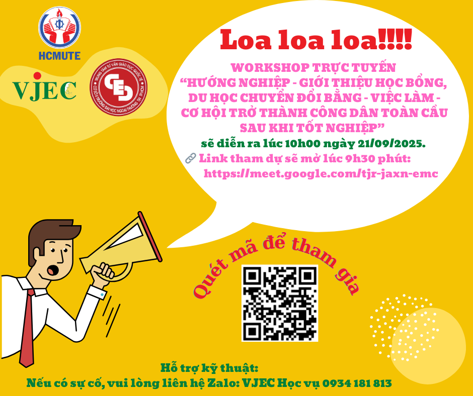 Thông báo link Google Meet Workshop 21/09/2025, Tin tức - Sự kiện - Văn hoá
